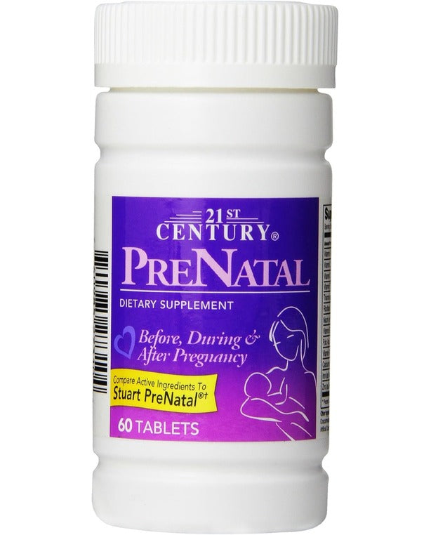 21st Century Prenatal Tablets, 60 Count (Pack of 2) | Vitamins Depots ...