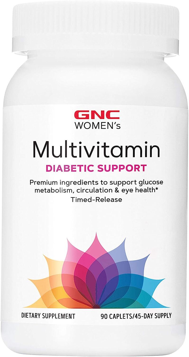 GNC Women's Diabetic Support Multivitamin | Maintain Healthy Blood Sug ...