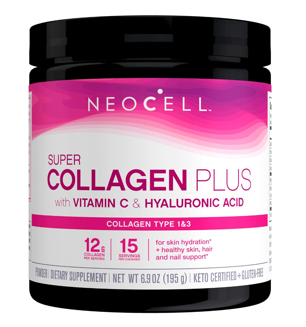 NeoCell Super Collagen Plus With Vitamin C and Hyaluronic Acid 6.9 oz ...